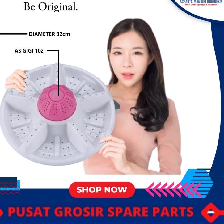 Jual EXCLUSIVE!Pulsator Mesin Cuci Polytron/Sharp Mawar 32 CM As Gigi 10 Original|RA9 | Shopee ...