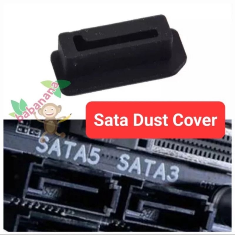 Jual Sata dust cover rubber karet transparan tutup port hdd motherboard ...