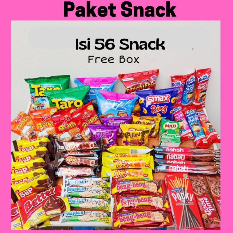 Jual PAKET SNACK BOX/HAMPERS SNACK ULANG TAHUN/KADO/WISUDA/ANNIVERSARY ...