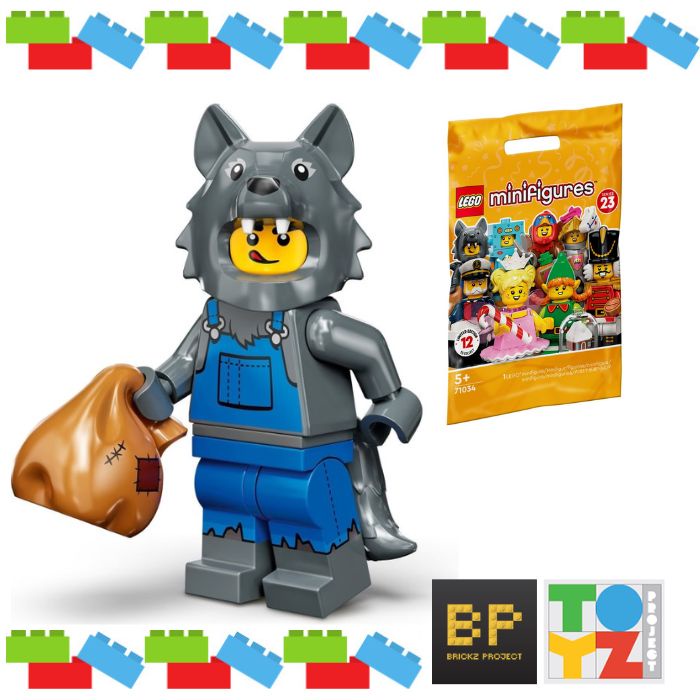 Jual Lego 71034 Minifigure Series 23 - Wolf Costume | Shopee Indonesia