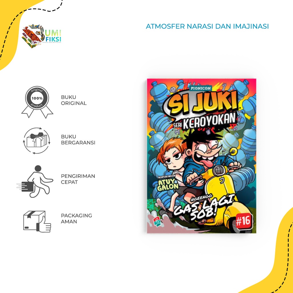 Jual Buku Komik Si Juki Seri Keroyokan #16 - Pionicon - Bukune ...