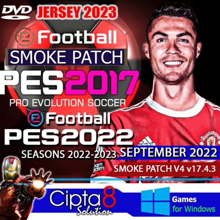 Jual [KODE PRODUK EK7GI3646] PES 2017 + SMOKE PATCH V4 SEASON 2022-2023 PRO EVOLUTION SOCCER ...