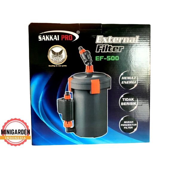 Jual EXTERNAL FILTER SAKKAI EF-500 CANISTER KOLAM FILTER AQUARIUM ...