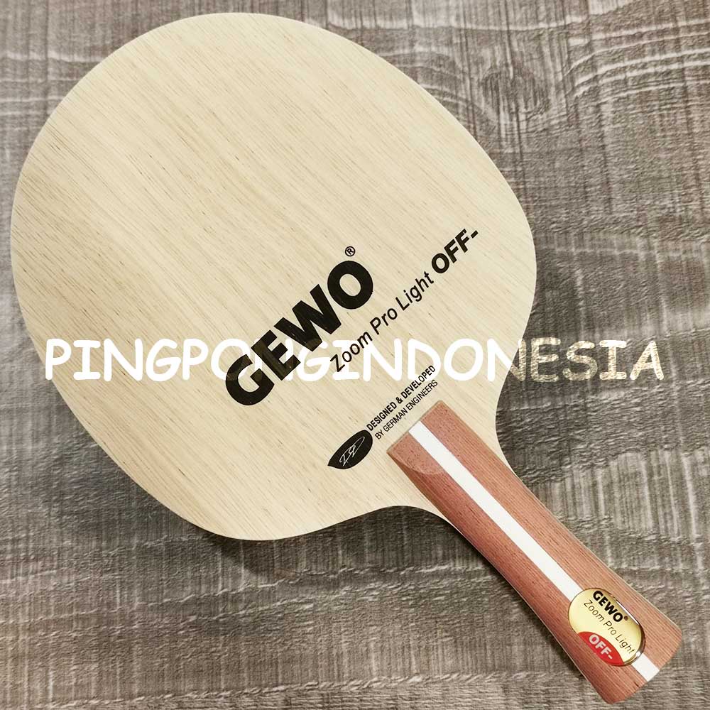 Jual Gewo Zoom Pro Light Off- - Kayu Pingpong OFF Blade Tenis Meja Bet Bat Offensive Small ...