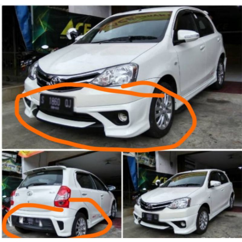 Jual bodykit Toyota Etios Valco model tom,s | Shopee Indonesia