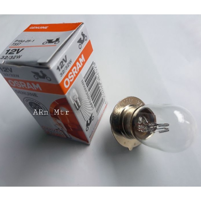 Jual Bohlam Lampu Depan Original Osram k1 32W 25W motor Bebek | Shopee Indonesia
