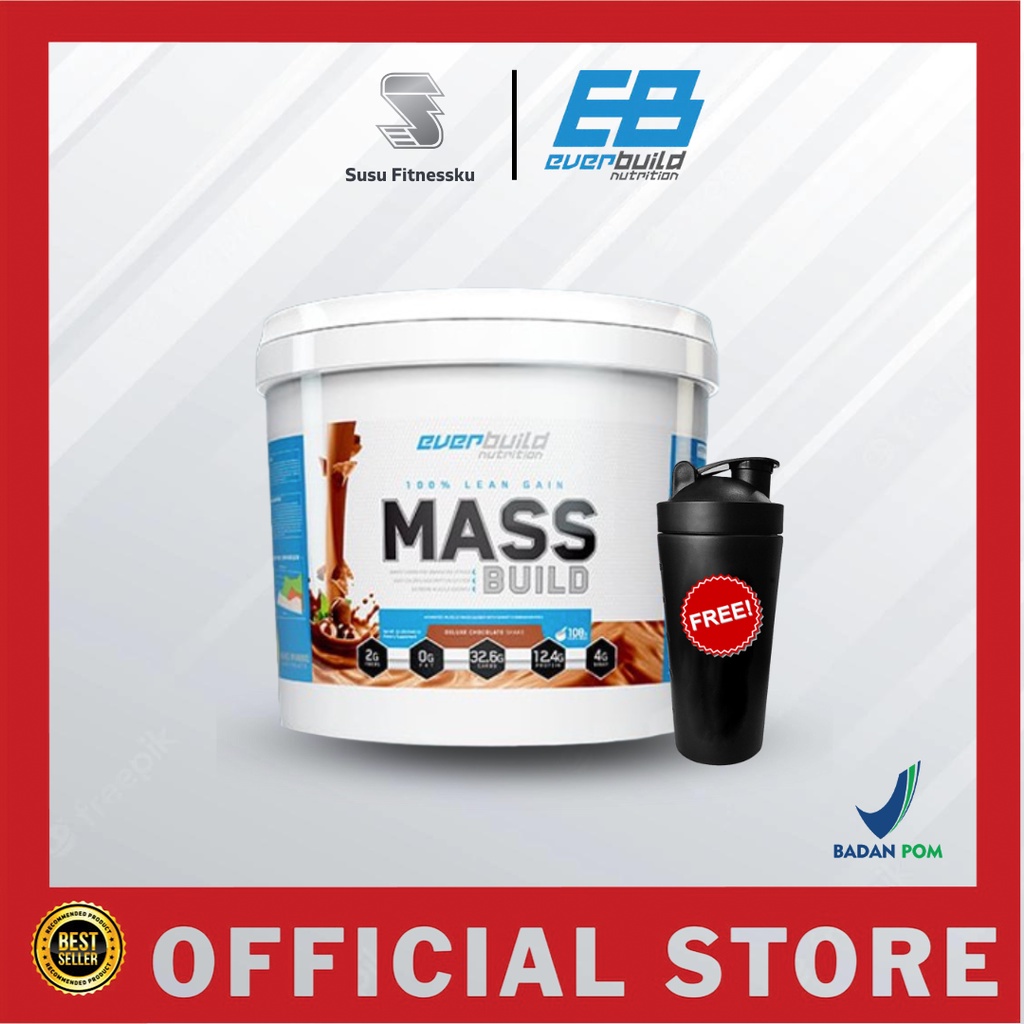 Jual Everbuild Mass Build 12lbs Gainer Gainer Penambah Berat Badan ...