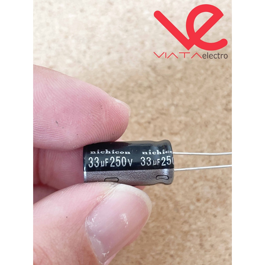 Jual KAPASITOR ELCO 33UF 250V (1 BUAH) KAPASITOR CAPACITOR ELKO ...