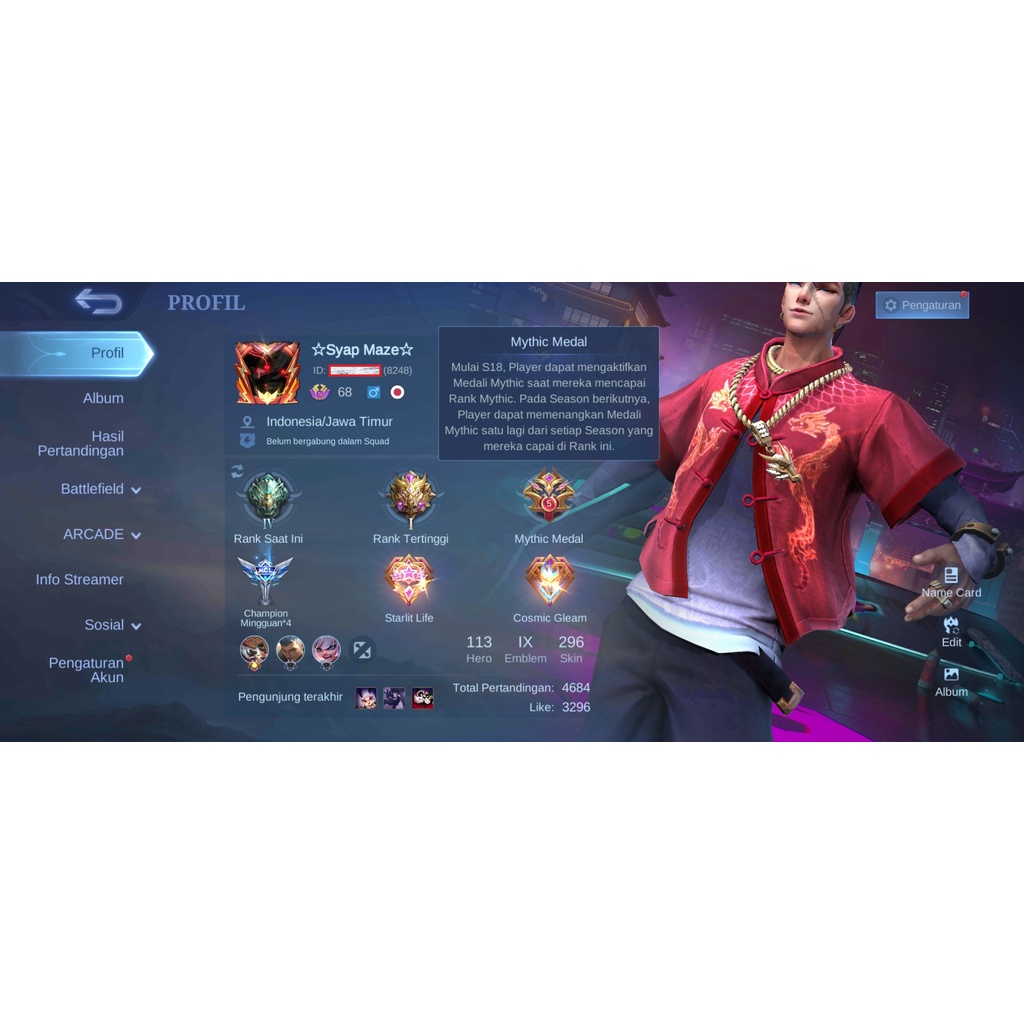 Jual akun ml sultan murah profile gg skin banyak dll | Shopee Indonesia