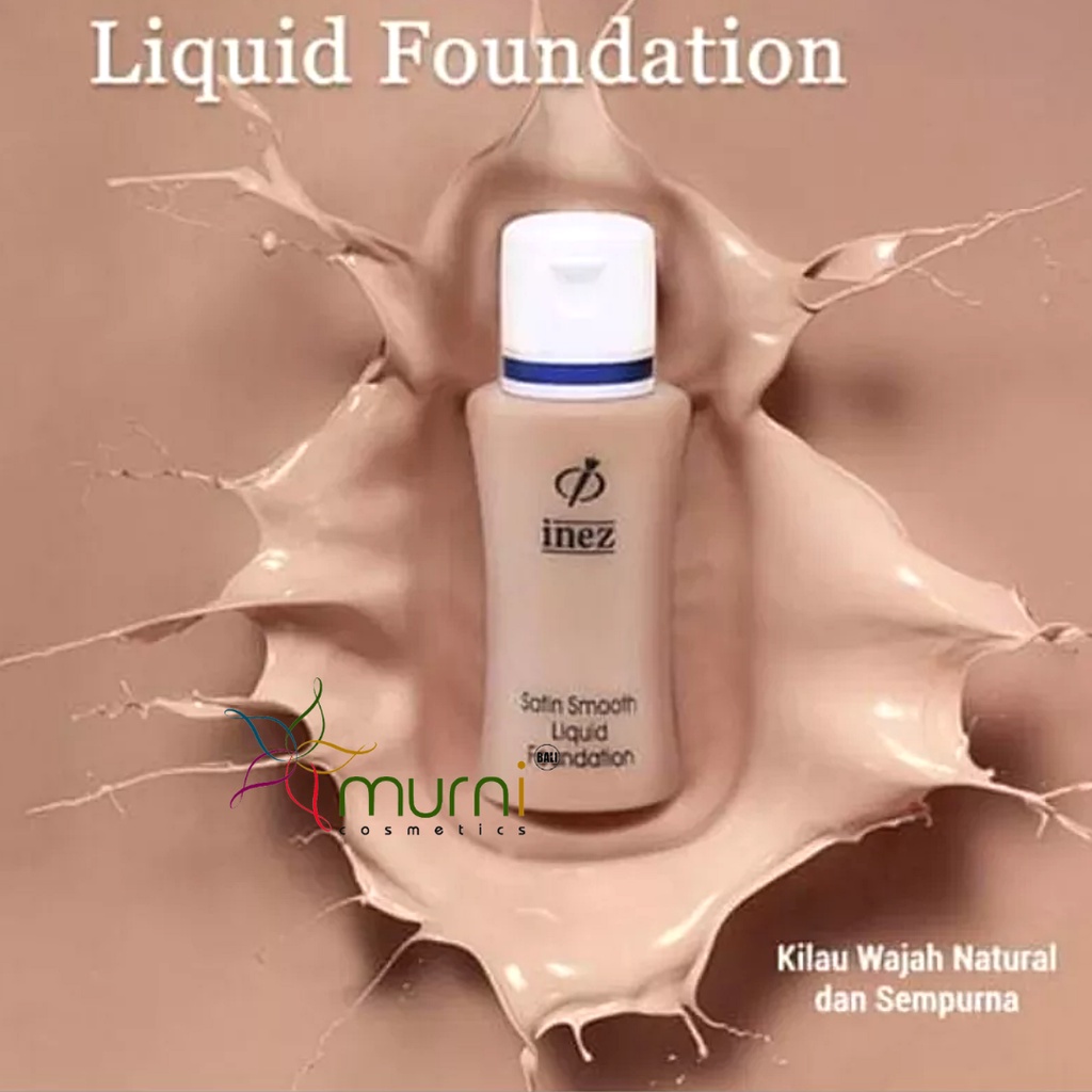 Jual INEZ SATIN SMOOTH LIQUID FOUNDATION 35ML | Shopee Indonesia
