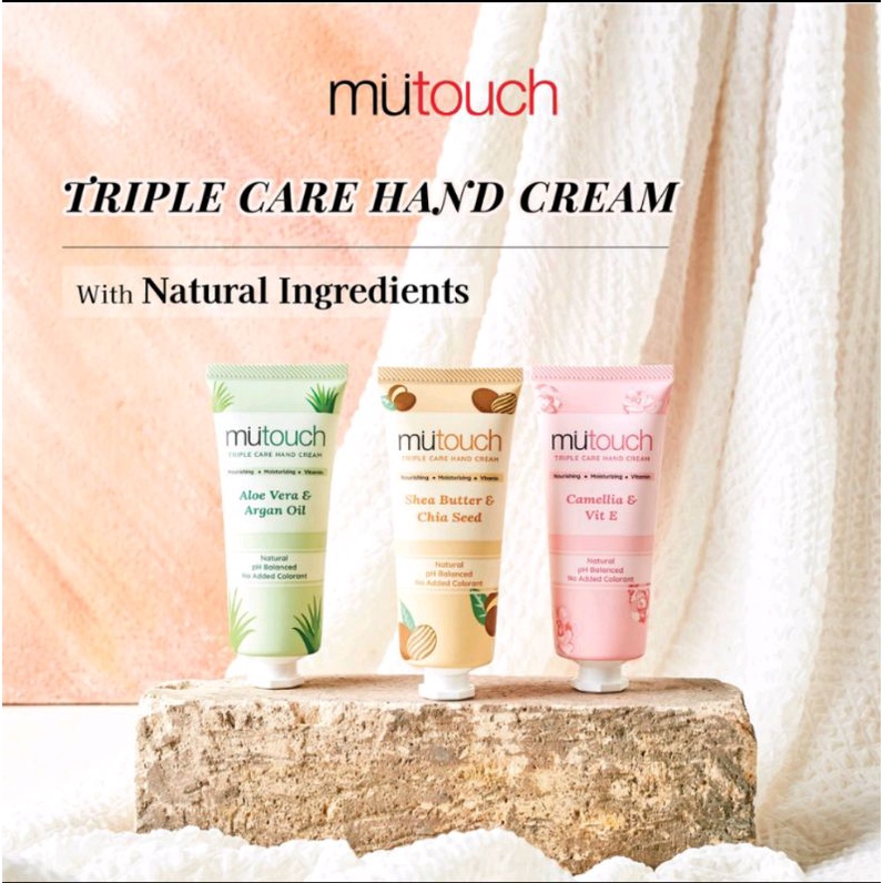 Jual MUTOUCH TRIPLE CARE FORMULA HAND CREAM 60gr | Shopee Indonesia