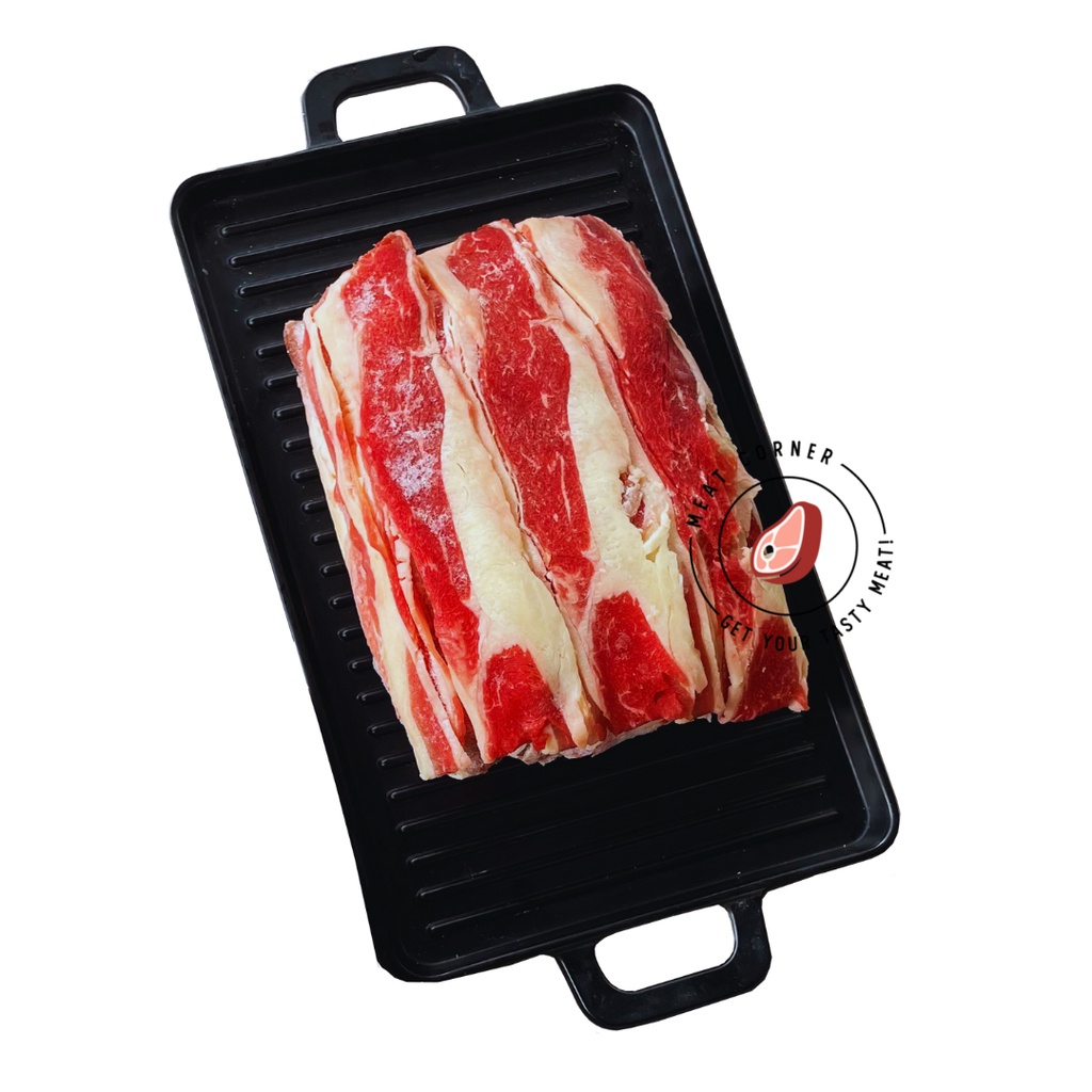 Jual DAGING SLICE AUS SHORT PLATE 1 KG Shortplate Slice MEAT CORNER BNI ...
