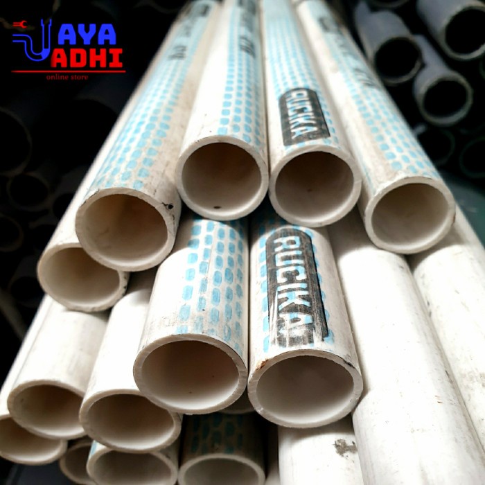 Jual Pipa PVC Rucika Standard 1/2 AW - 1m | Shopee Indonesia