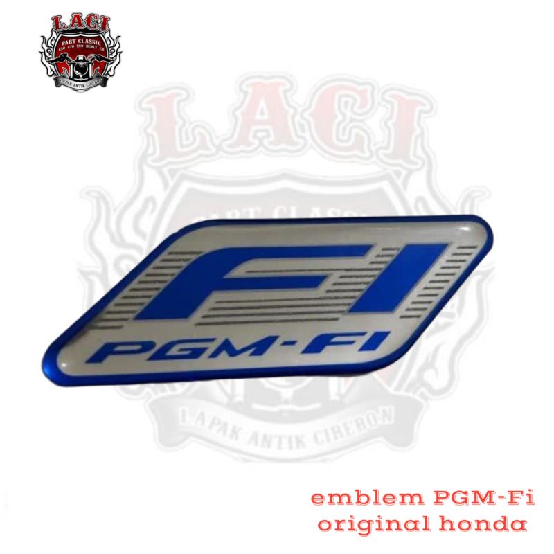 Jual stiker emblem logo PGM FI original honda beat scoopy vario revo fi ...