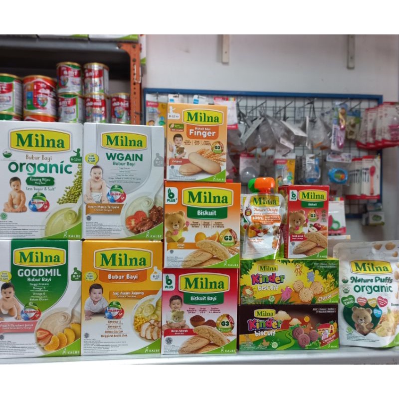 Jual MILNA Bubur, Biskuit, Fruit Puree, Puffs | Shopee Indonesia
