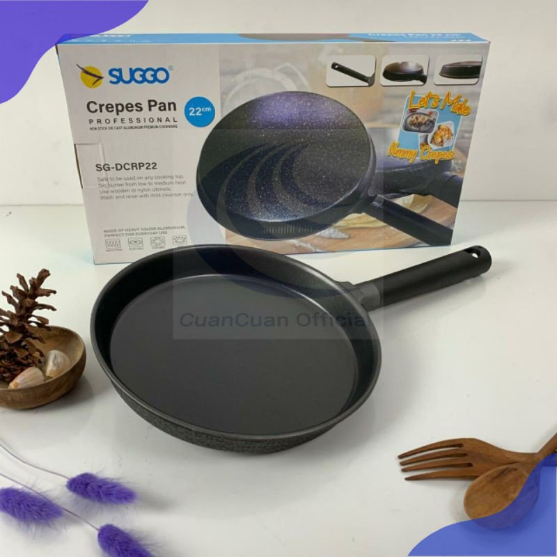 Jual CuanCuan OFFICIAL SUGGO CREPES PAN ANTI LENGKET | CREPES MAKER ...