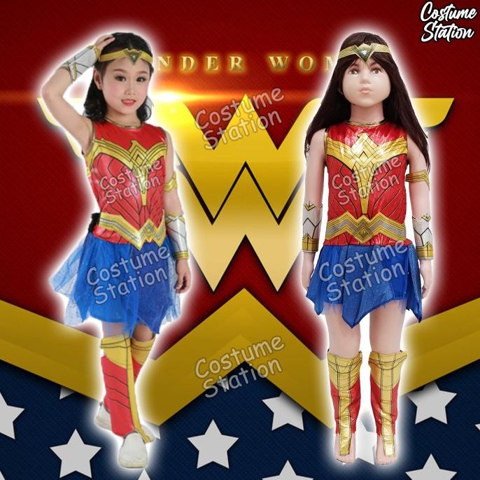 Jual Kostum Superhero Wonder Woman / Costume DC Justice League anak ...