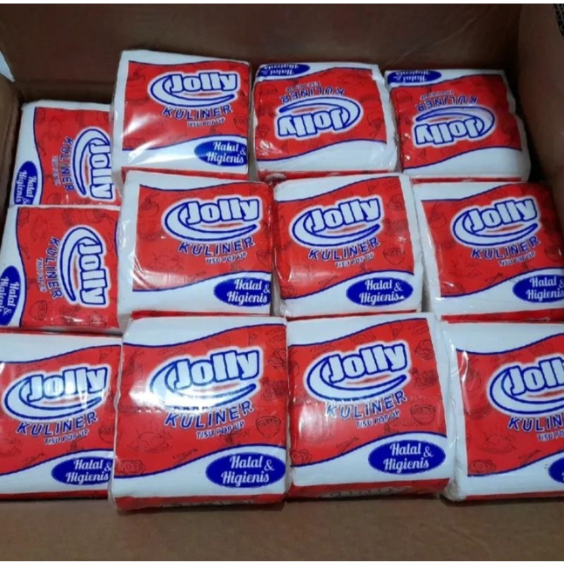 Jual SUPER HEMMAT!!! {PAKET ISI 10} TISSUE JOLLY KULINER POP UP 90GR ...