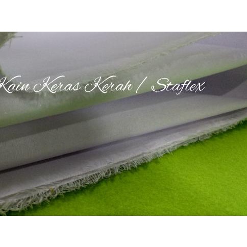 Jual Kain Keras Kerah / Staflex Tebal M70 | Shopee Indonesia
