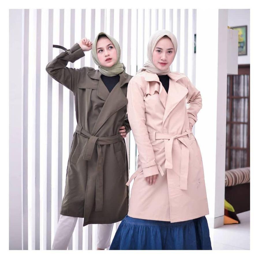Jual Langsung Order Long Coat / Samira Outfit / Fahion ala Korea ...