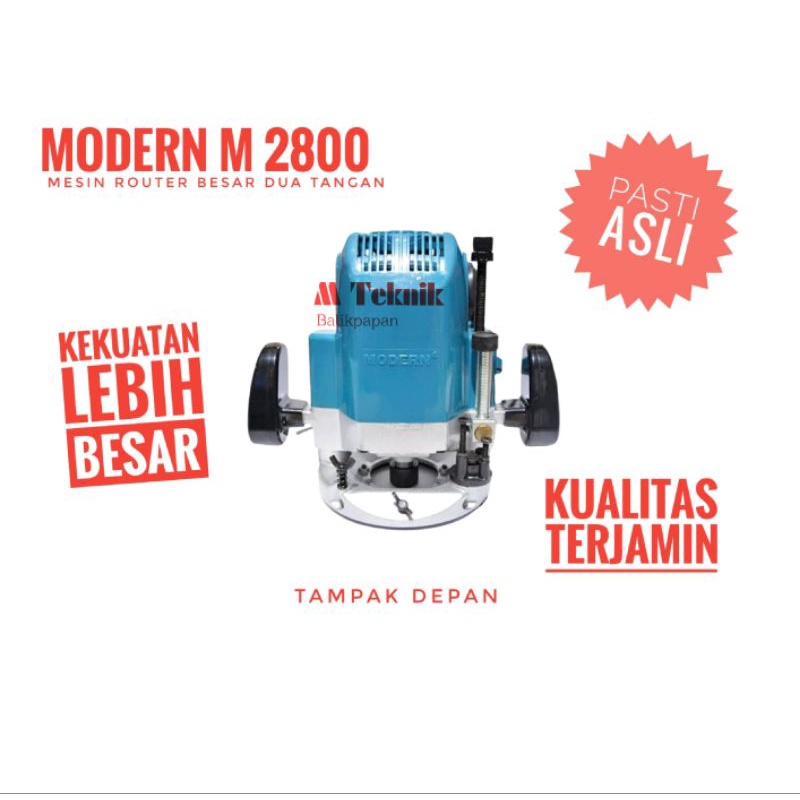 Jual Router besar Modern M 2800 trimmer m2800 kayu 12 mm profil dua ...