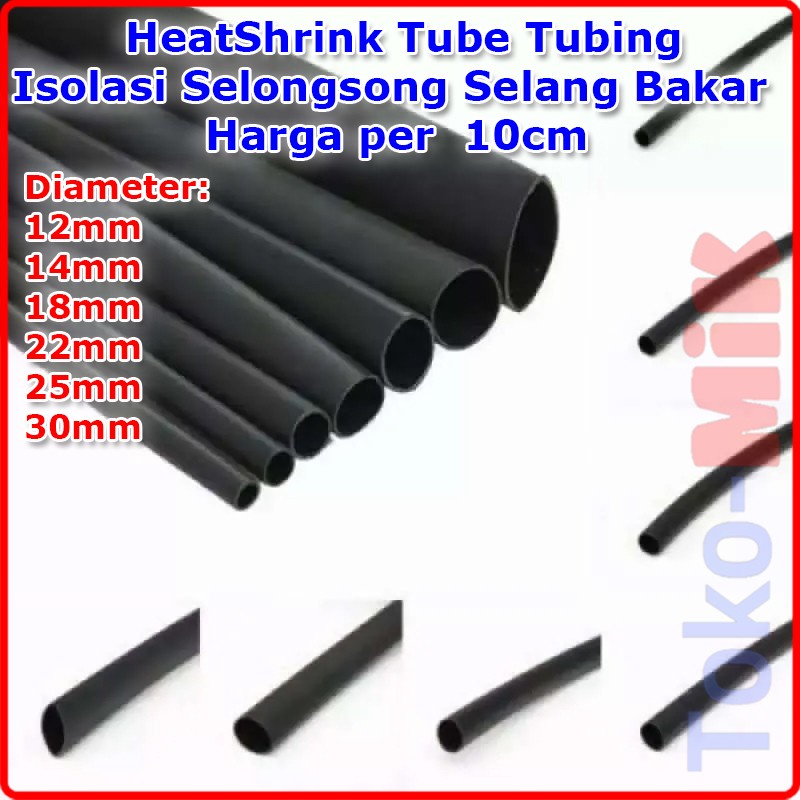 Jual Selang Isolasi Selongsong Bakar Heatshrink Heat Shrink Tube Tubing ...