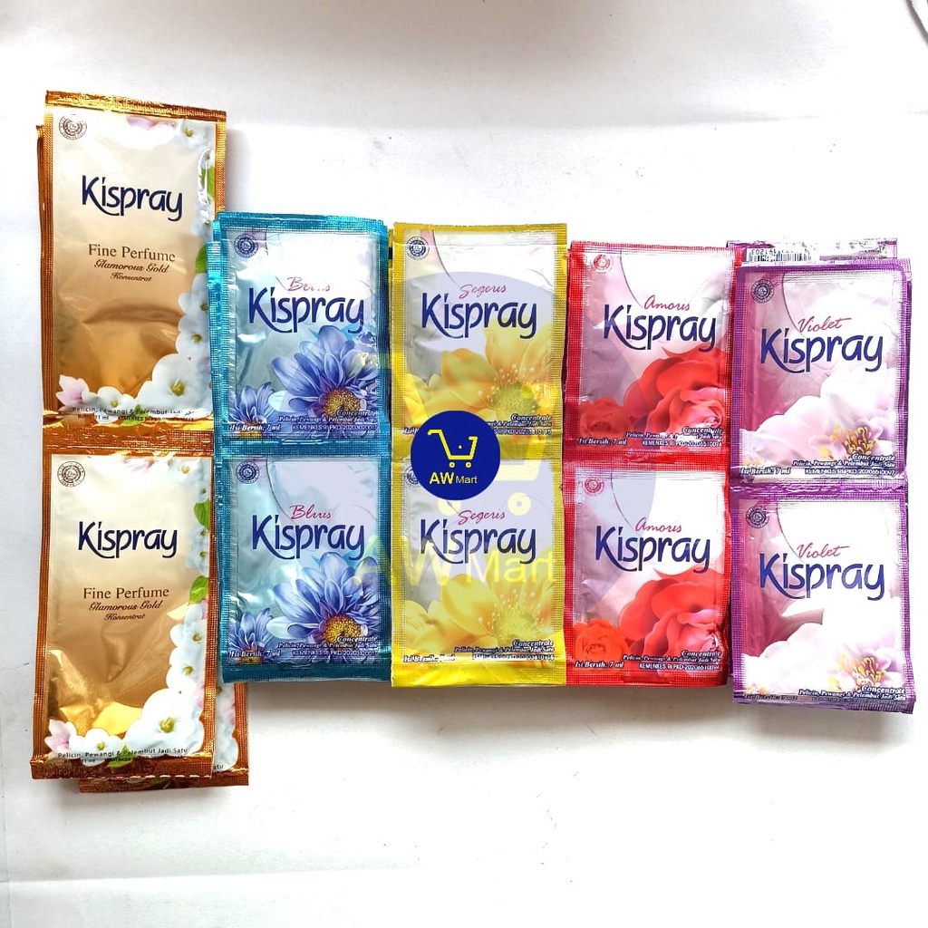 Jual KISPRAY RENCENG ( 12 SACHET X 7 ML ) - PELICIN, PEWANGI ...