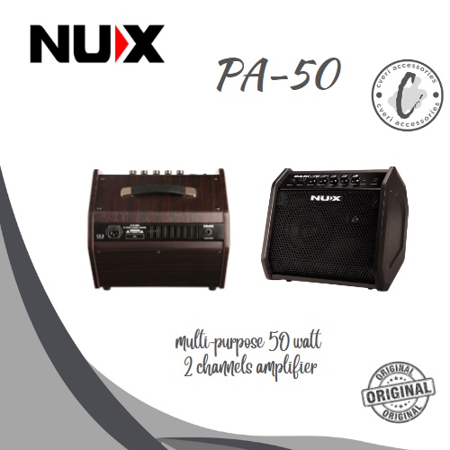 Jual Nux PA50 Speaker Amplifier Drum Elektrik Original Ampli Drum Nux ...