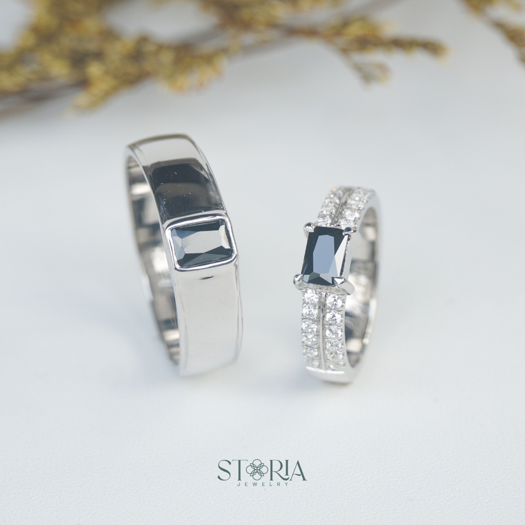 Jual Cincin Kawin Couple Perak Sterling Silver 925 SS-102 Nikah ...