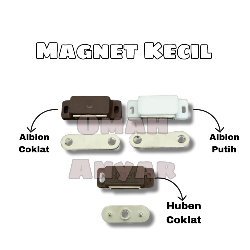 Jual Magnet Kecil untuk Pintu Lemari merk Albion Huben | Shopee Indonesia