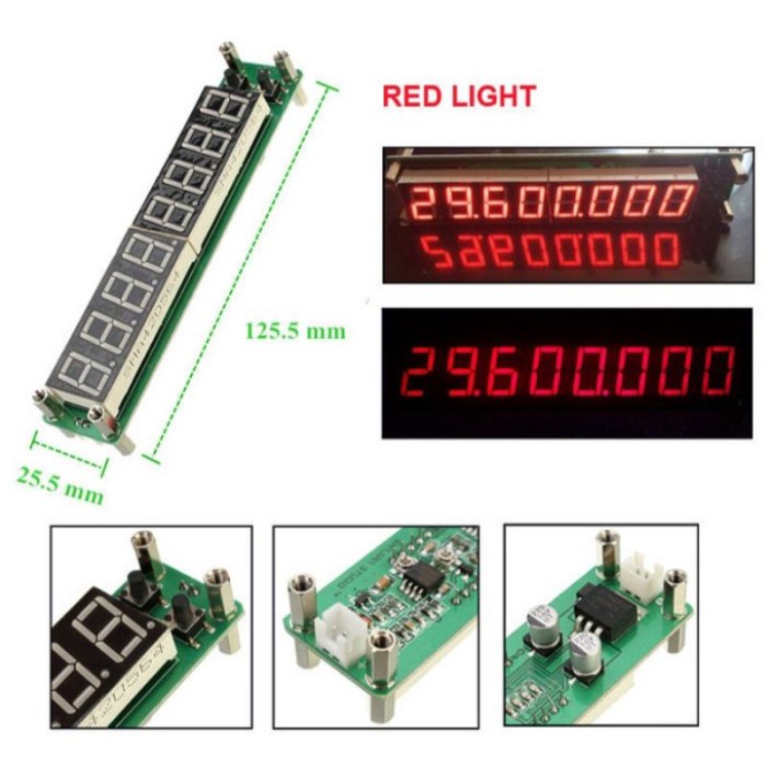 Jual Digital Counter Digital Frequency Counter Meter 0.1Mhz-2.4Ghz 8 ...