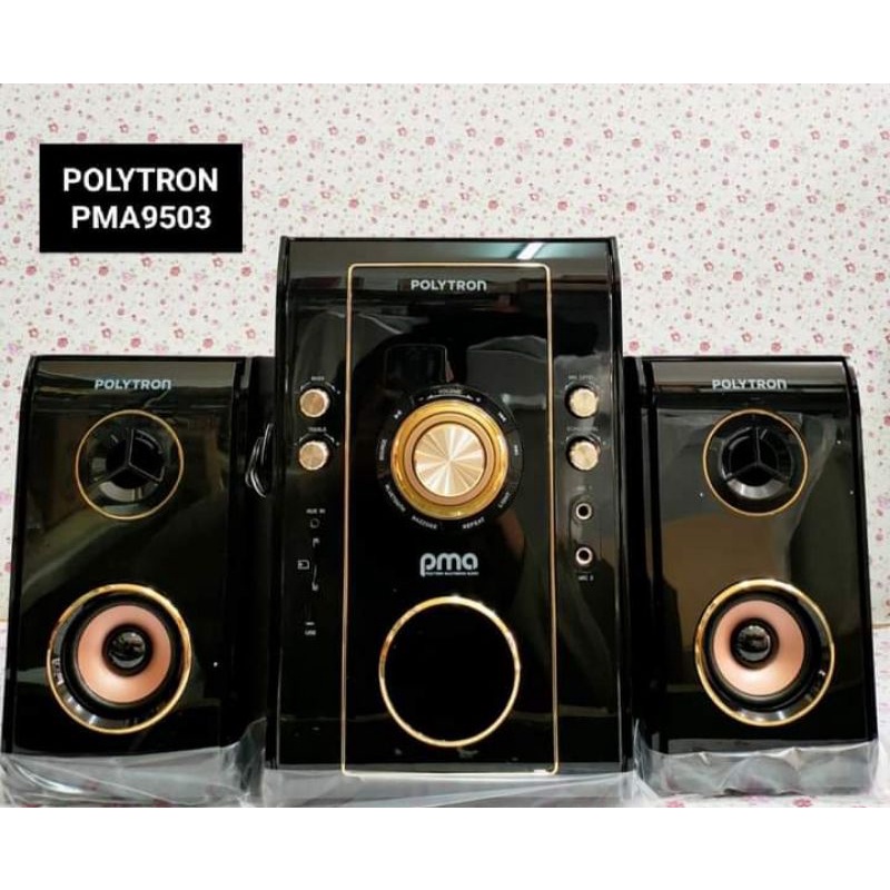 Jual speaker Aktif Bluetooth POLYTRON PMA 9503 | Shopee Indonesia