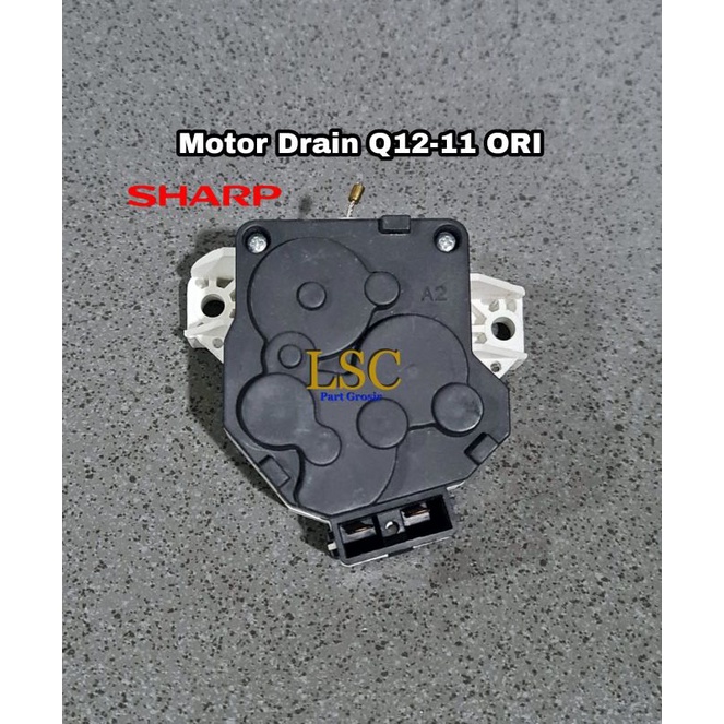 Jual Motor Drain Mesin Cuci Sharp QA12-11 Top Loading Drain Motor ORI ...