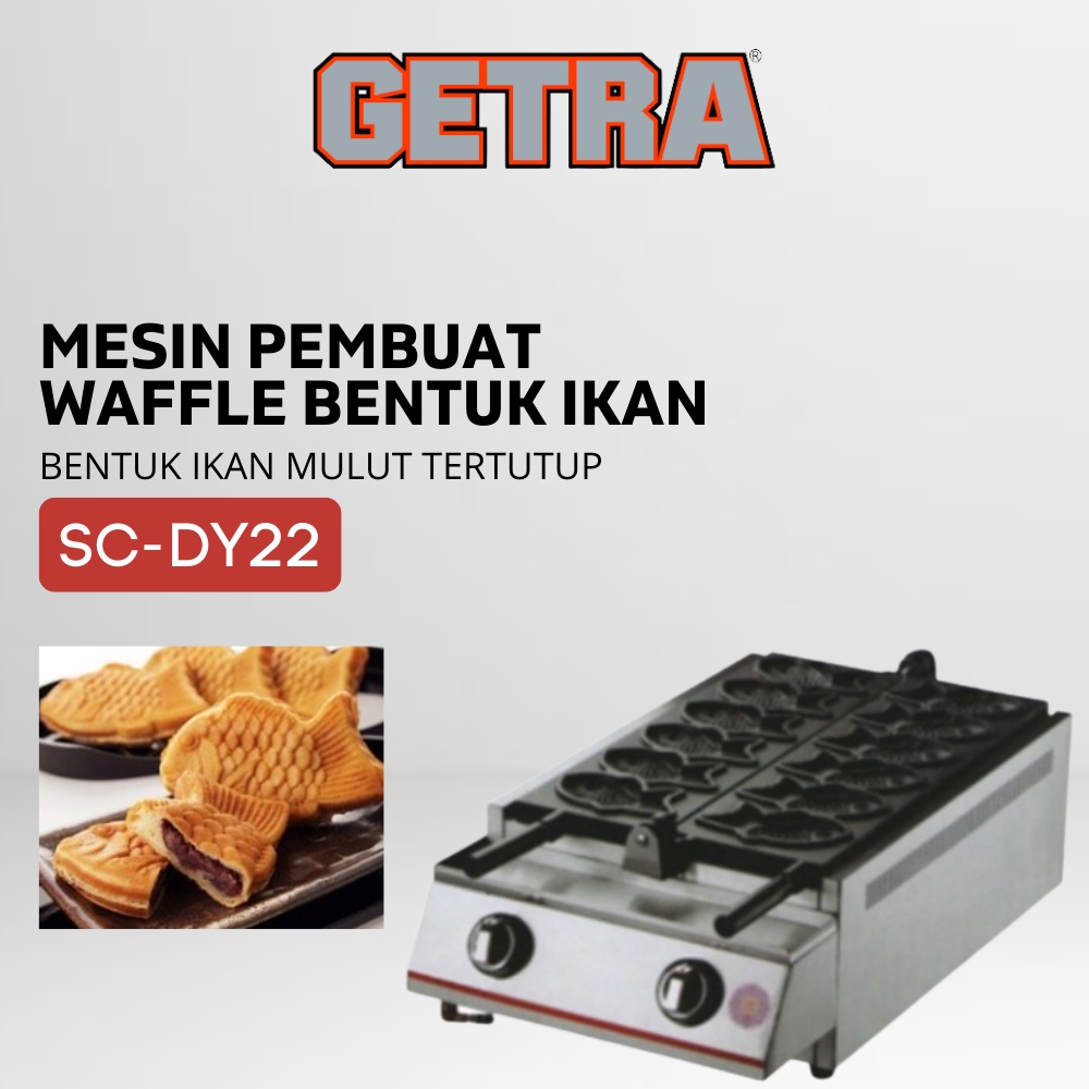 Jual MESIN CETAK WAFFLE IKAN TAIYAKI GETRA SC-DY22 FISH CAKE MACHINE | Shopee Indonesia