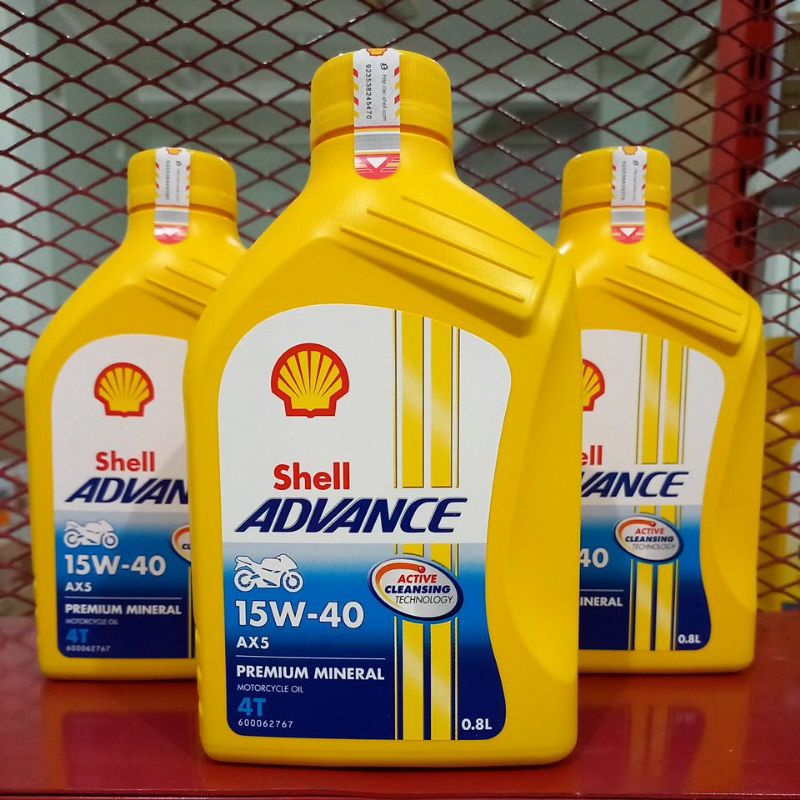 Jual Shell Advance 4T AX5 15W-40 0,8L | Shopee Indonesia