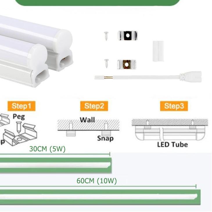 Jual Id6c6Bq--Lampu TL Neon T5 LED 5/9/15/19W Tube Warna Warni/Lampu ...