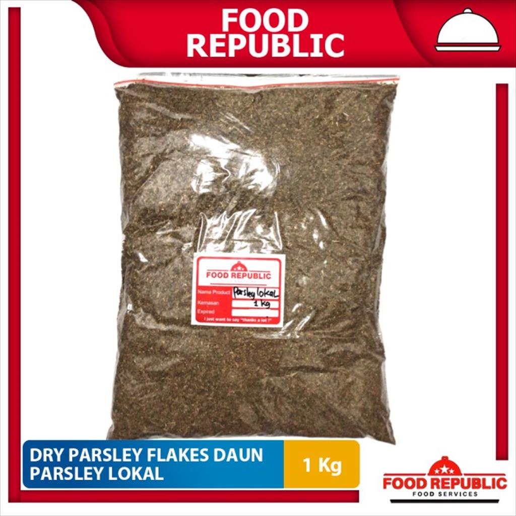 Jual Daun Parsley Flake Lokal 1 Kg Dry Parsley Flakes Topping Makanan ...