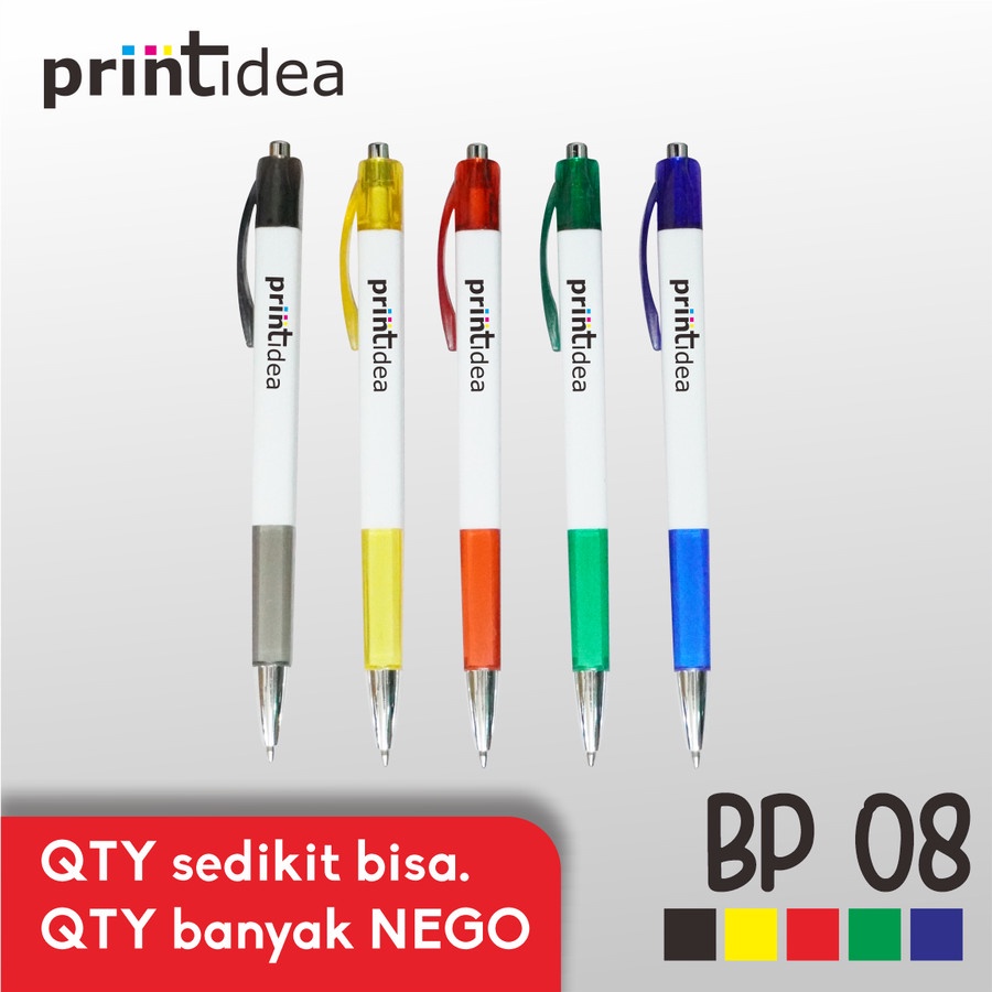 Jual Custom UV Pulpen Plastik Kotak Ball Point Promosi Souvenir Cetak ...