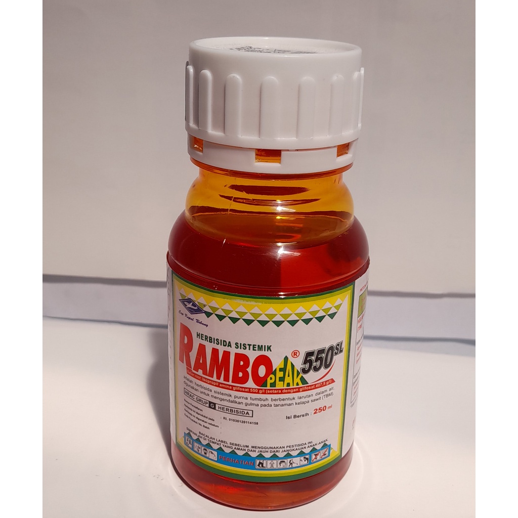 Jual Rambo Peak 550 SL 250ml Obat Rumput pembasmi sampai akar dosis ...