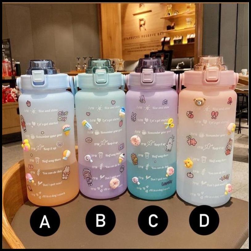 Jual GARANSI! ( READY STOCK) BOTOL KEKINIAN MOTIVASI 2 LITER|BOTOL ...