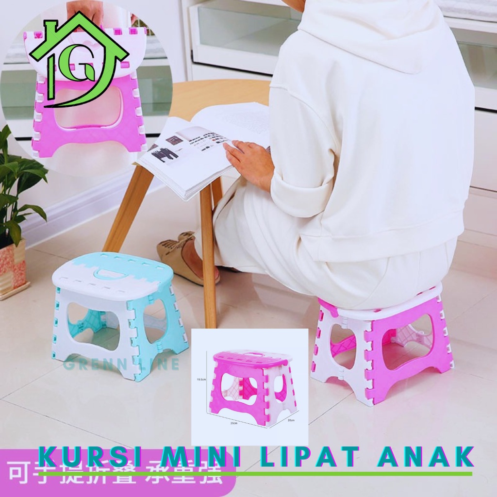 Jual Kursi Anak Lipat Bangku Duduk Anak SD TK Paud Kursi Belajar Mini ...