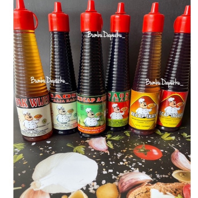 Jual (3 botol) Cap Koki Raja Rasa / Minyak Wijen / Kecap Asin / Saos ...