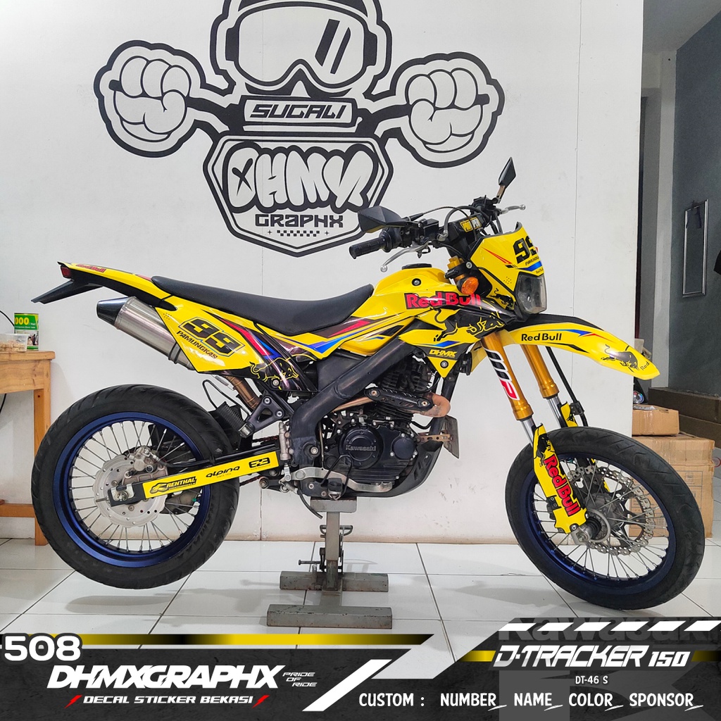 Jual DHMX Decal Sticker D Tracker D-Tracker 150 (DT-46 S) | Shopee ...