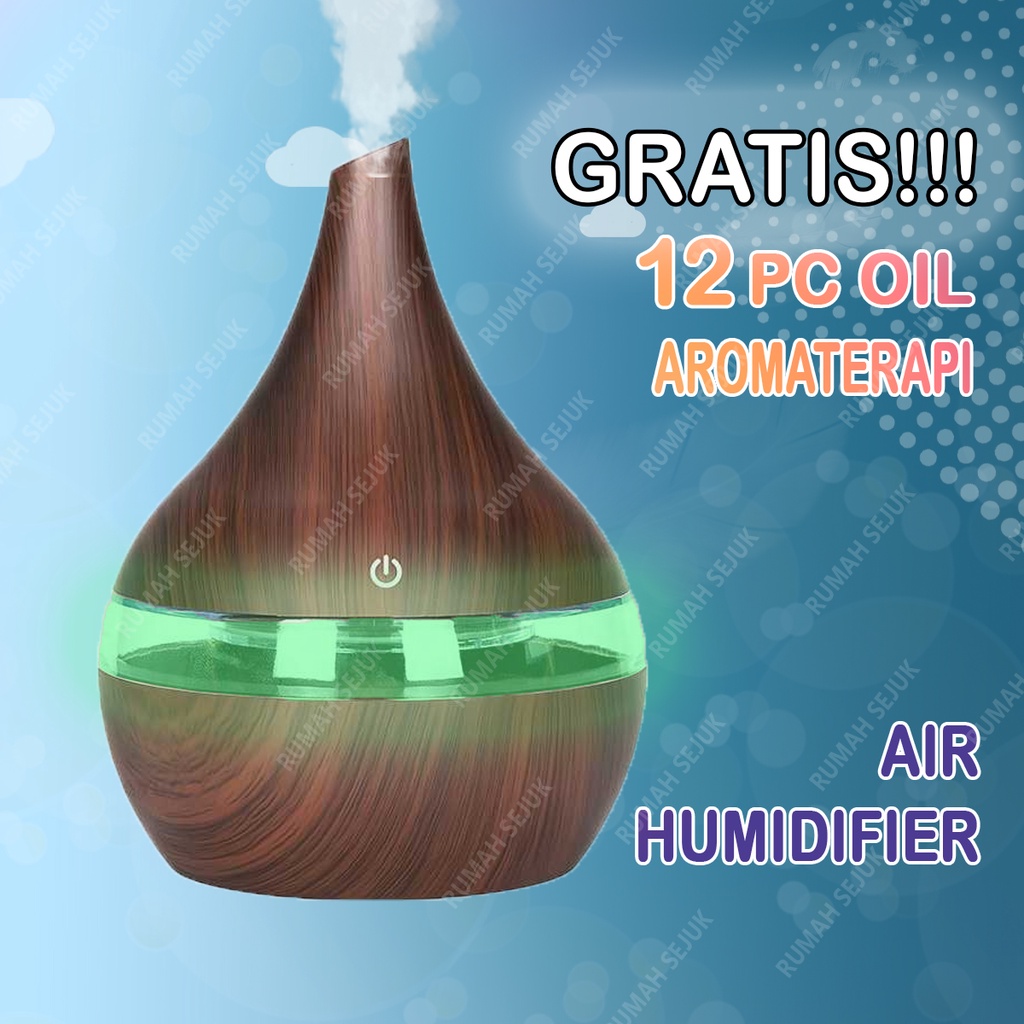Jual Humidifier Diffuser Aromatherapy Essential Oil Pelembab Udara ...