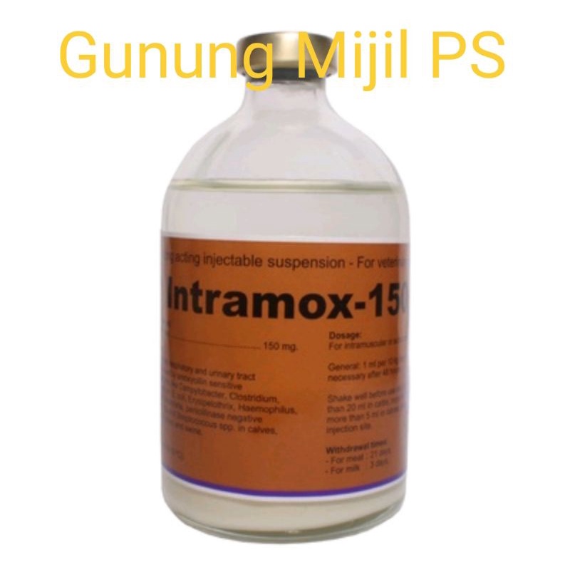 Jual INTRAMOX-150 LA Amoxycillin Long Acting Injection (Ready for PMK ...