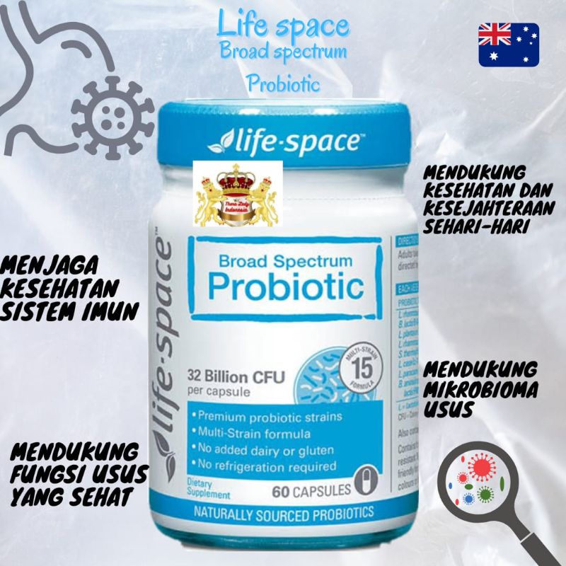 Jual Life Space Board Spectrum Probiotic 60 Capsules | Shopee Indonesia