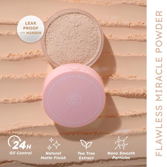 Jual SASC Flawless Miracle Powder - Natural Beige | Shopee Indonesia