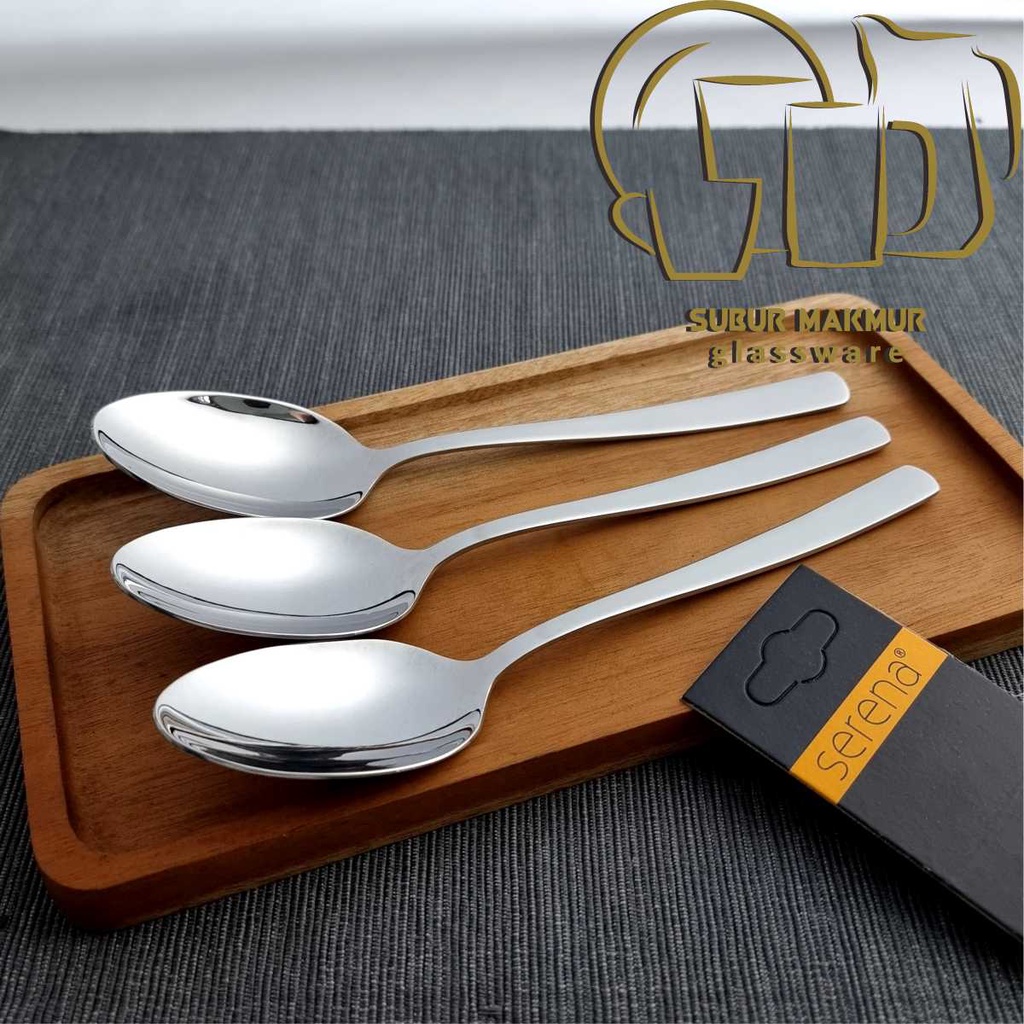 Jual [3 pcs] SERENA VERMONT Table Spoon. Sendok Makan Hotel Stainless ...
