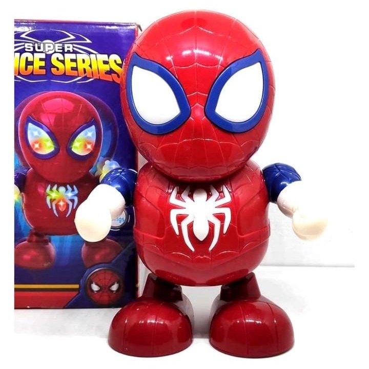 Jual Mainan Anak Robot Dance Spiderman 5A 411A /Mainan Keren Anak Robot ...