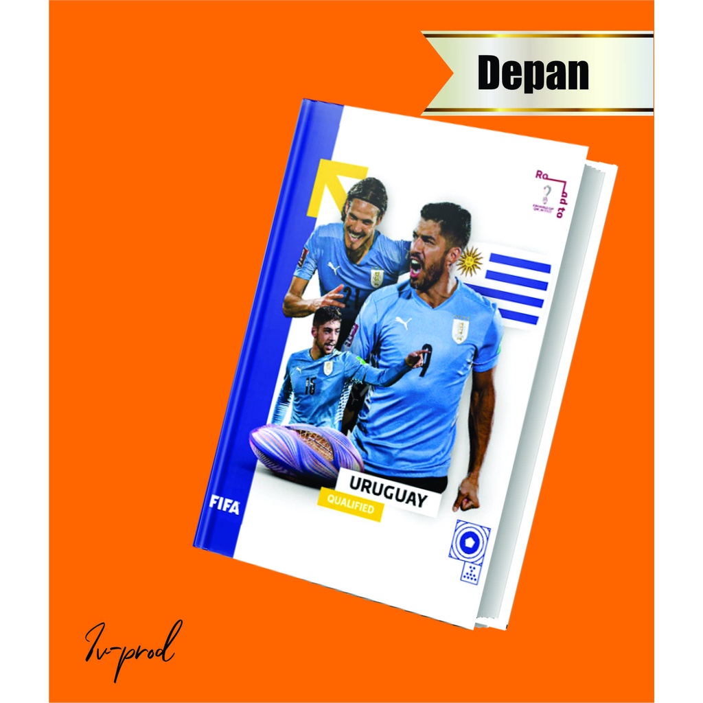 Jual Pocket book/Notebook Hardcover A5 / buku tulis PIALA DUNIA QATAR ...